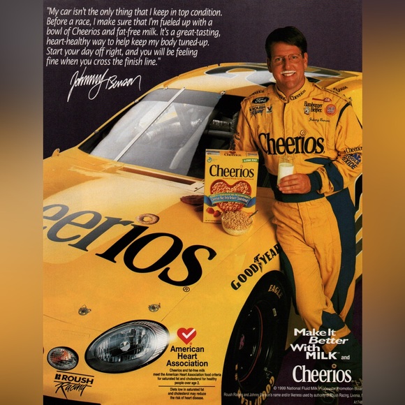 Art | 1999 Cheerios Got Milk Advertisement Life Magazine 1999 Johnny ...